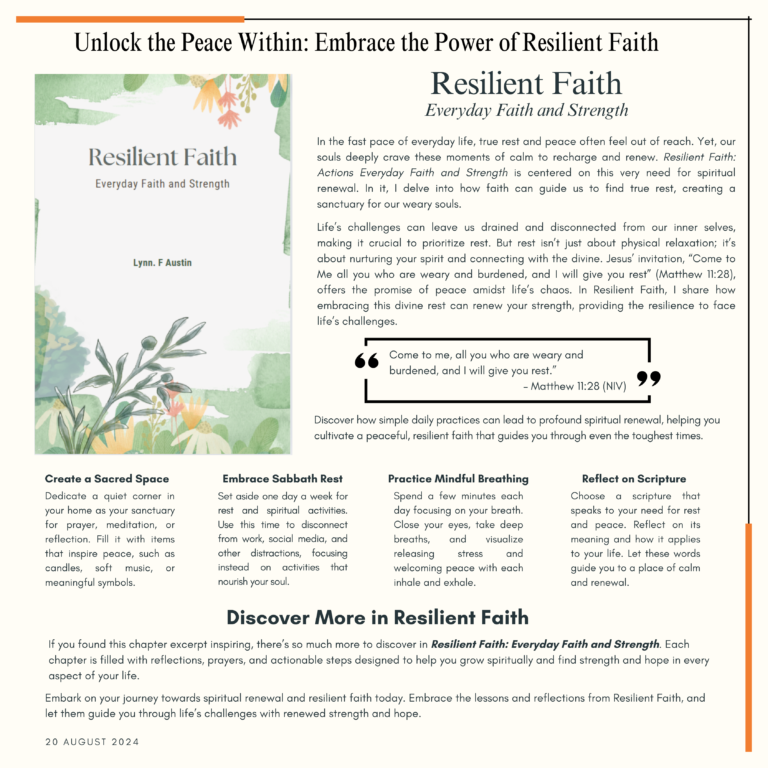 Resilient Faith: Everyday Faith and Strength – Betting On Me